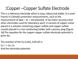 Reference Electrodes in electrochemical cell | PPTX
