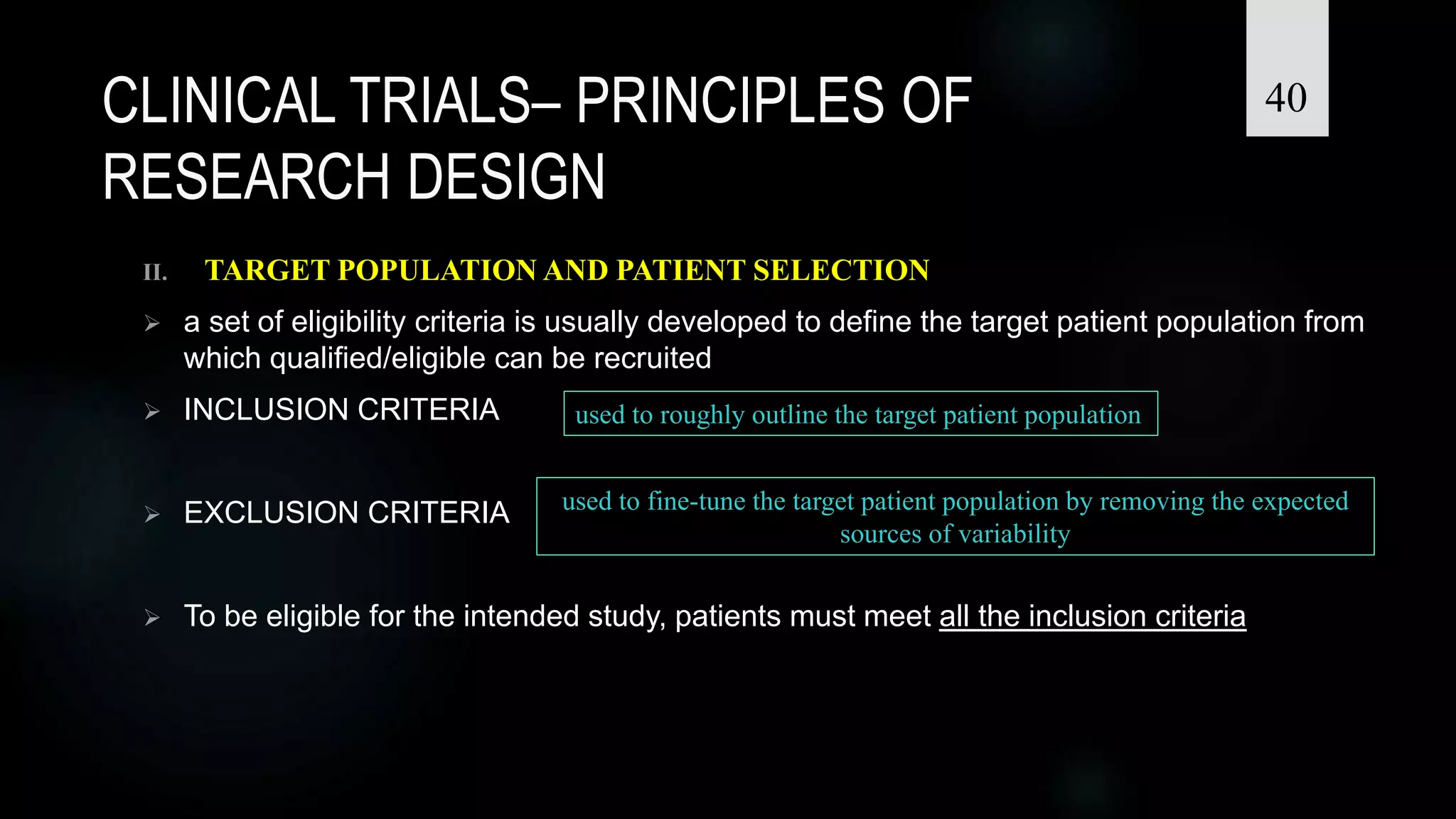 Research methodology & principles and pitfalls of a clinical trial ...