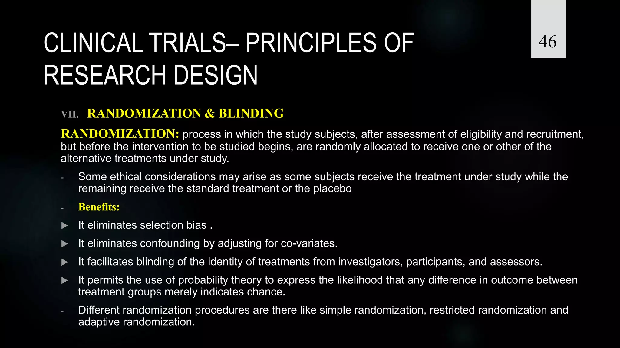Research methodology & principles and pitfalls of a clinical trial ...