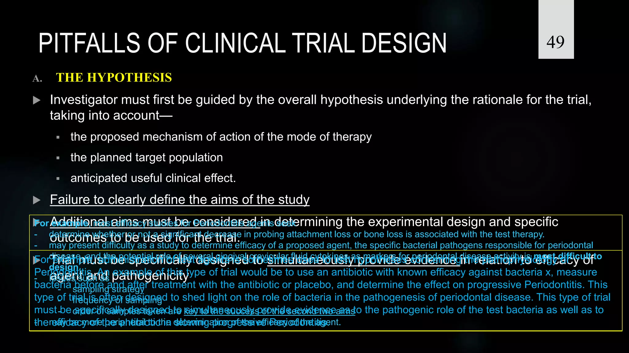 Research methodology & principles and pitfalls of a clinical trial ...