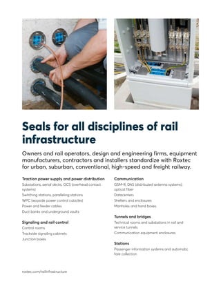 Roxtec rail infrastructure | PDF