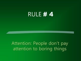 12 Rules to increase brain power- John Medina.ppt