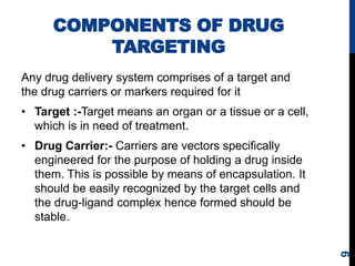 Targeted Drug Delivery Systems First Year M. Pharmacy. | PDF