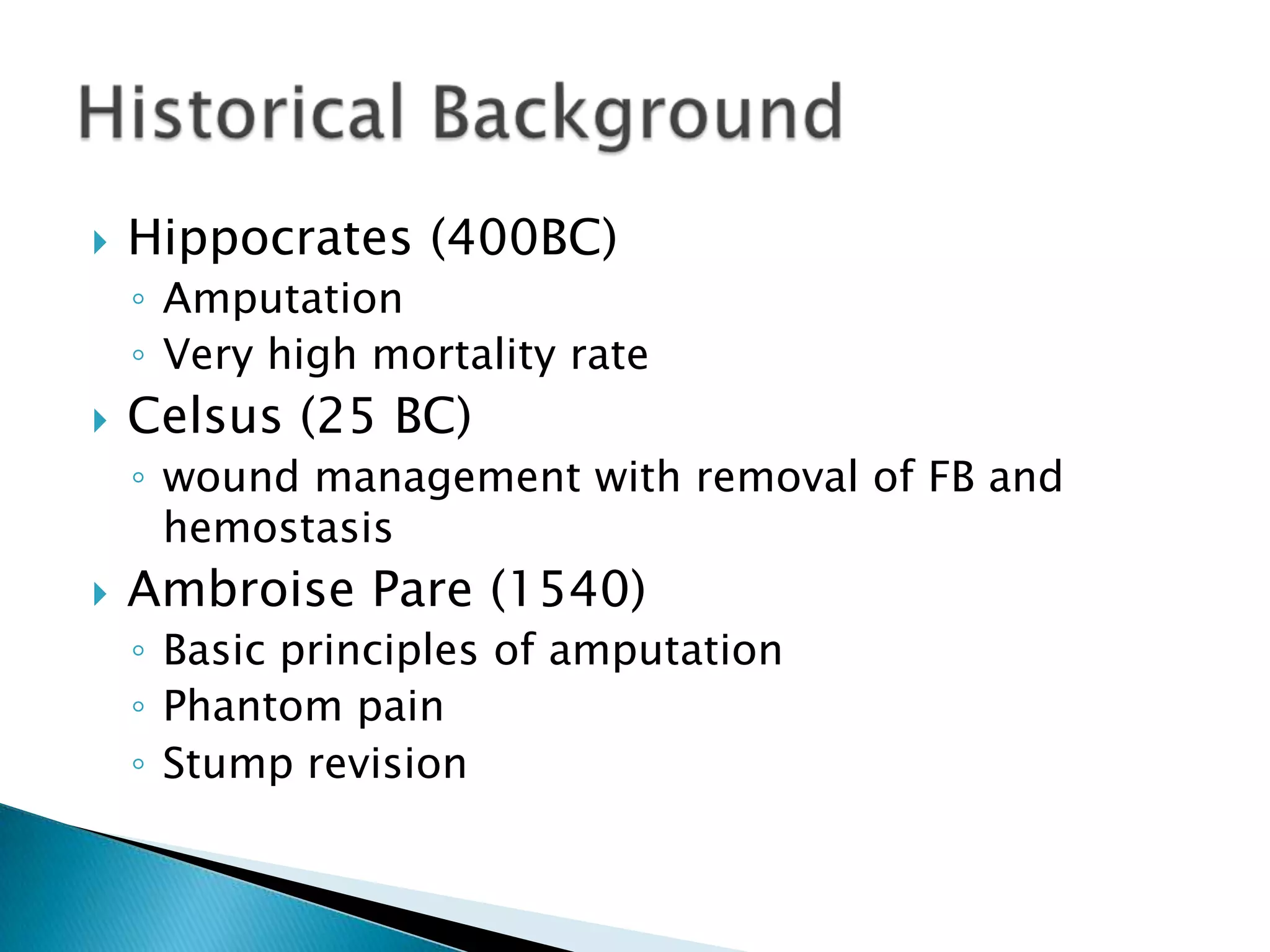 12 rw principles of mangled extremity management | PPTX