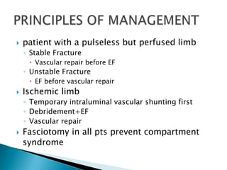 12 rw principles of mangled extremity management | PPTX
