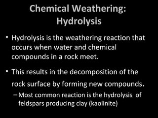 12 s060902 e_the process of weathering rocks | PPT | Chemistry | Science