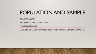 (12) Sampling Techniques.pptx.biological technique | PPTX