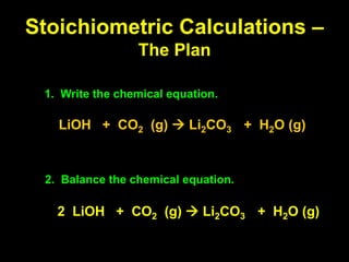 the mathematics of chemistry stoichiometry dimensional analysis.ppt