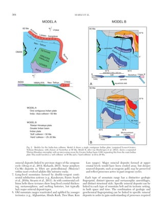 Tectonic Processes and Metallogeny along the Tethyan Mountain Ranges of ...