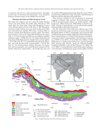Tectonic Processes and Metallogeny along the Tethyan Mountain Ranges of ...