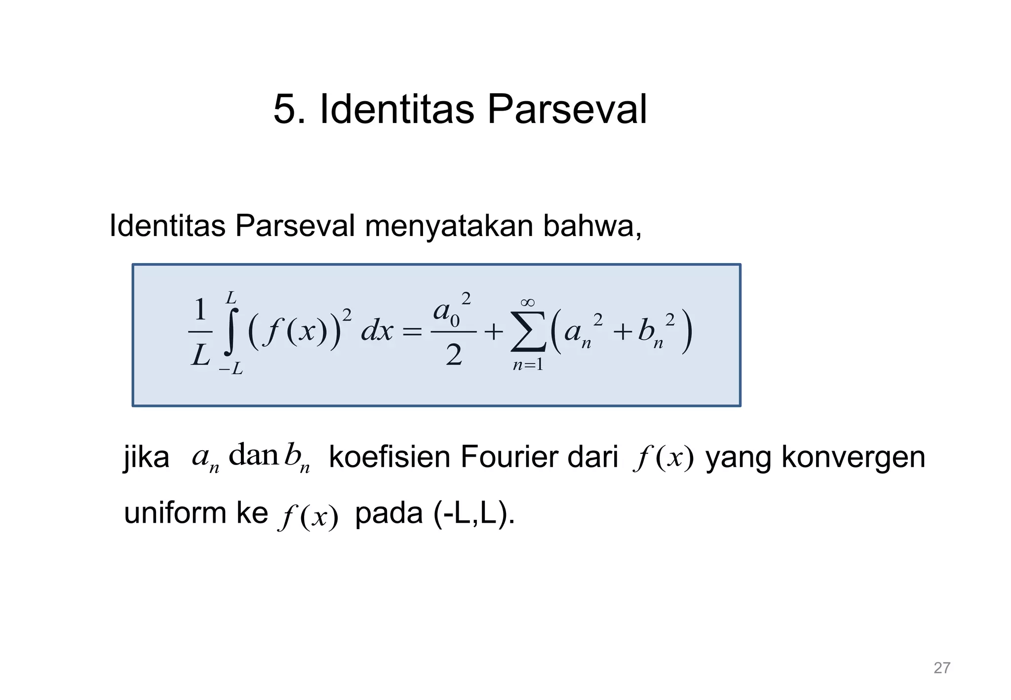 Deret fourier | PPTX