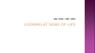 12 seven characteristics of living organism. | PPTX