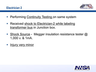 Electric Shock Incident from Transformer Test .ppt