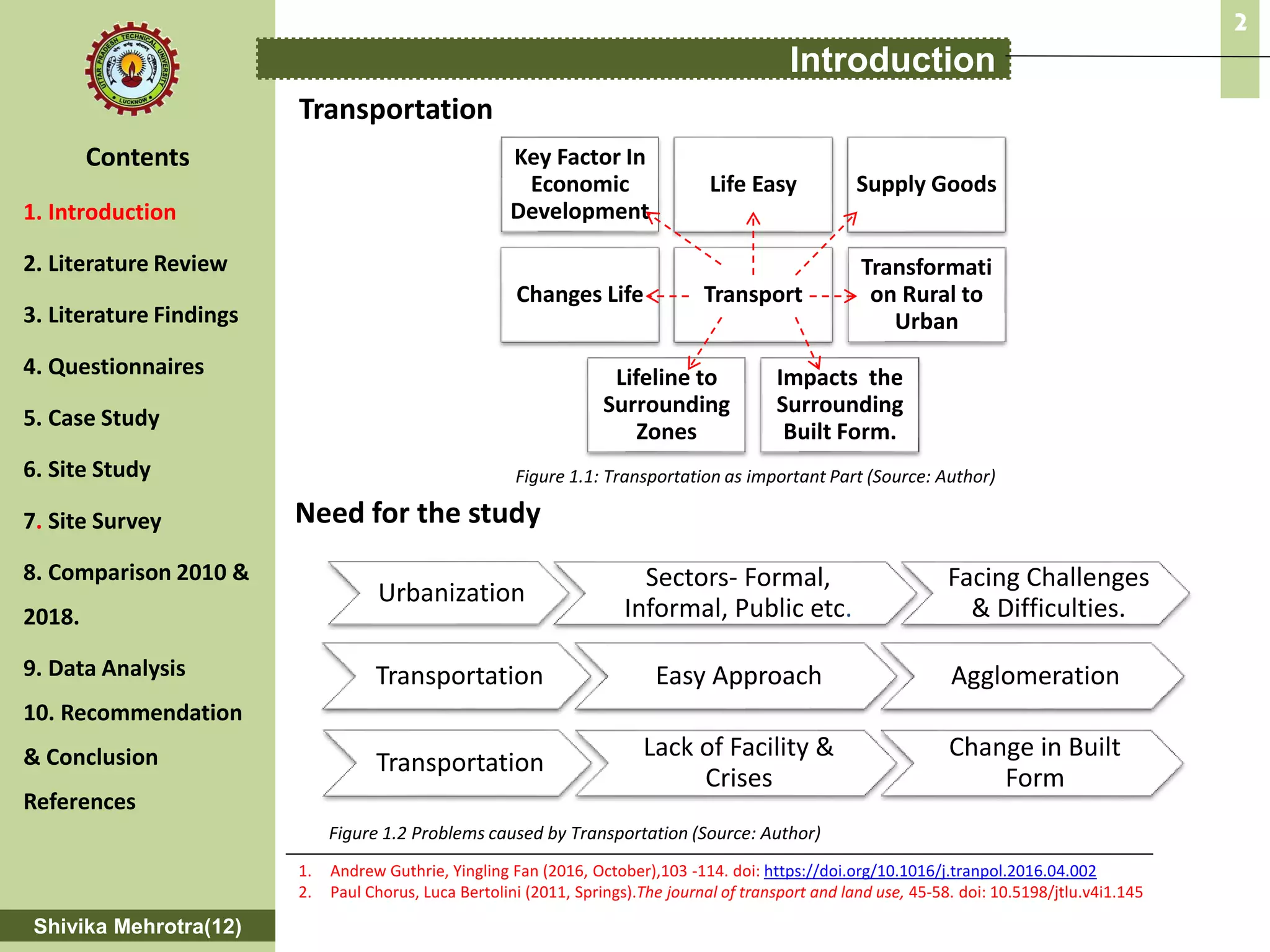 Impact of Interstate Bus terminal on the Builtform of Residential ...