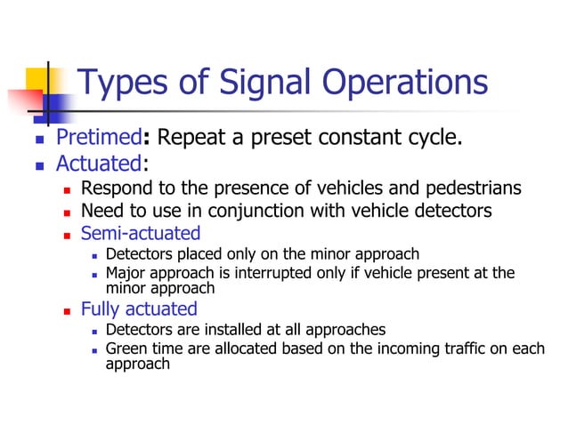 12 Basic Principle Of Intersection Signalization (Traffic Engineering هندسة المرور & Prof. Saad ...