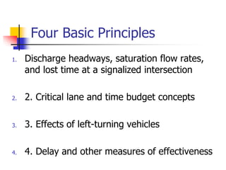 12 Basic Principle Of Intersection Signalization (Traffic Engineering ...