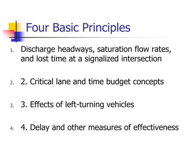 12 Basic Principle Of Intersection Signalization (Traffic Engineering هندسة المرور & Prof. Saad ...