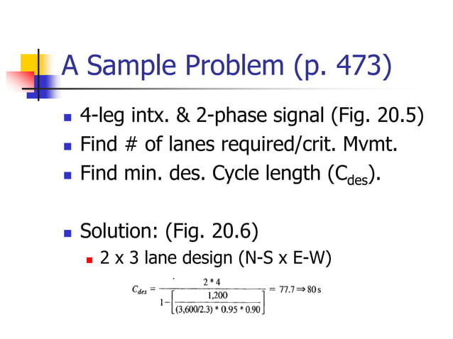 12 Basic Principle Of Intersection Signalization (Traffic Engineering هندسة المرور & Prof. Saad ...