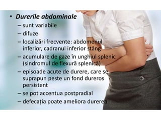 Sindromul de intestin iritabil medicina generala | PPTX