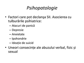 Sindromul de intestin iritabil medicina generala | PPTX