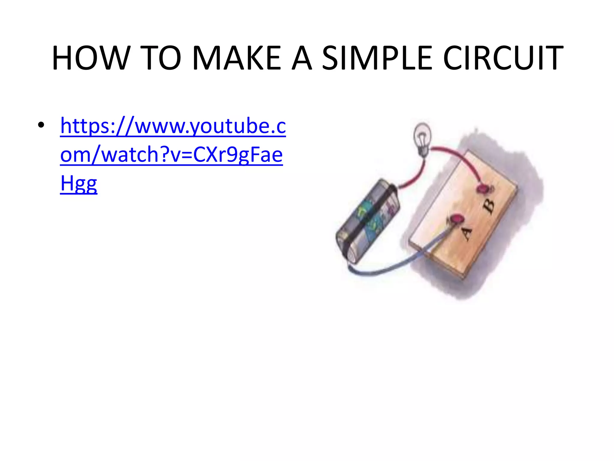 12 simple electrical circuits | PPTX | Science