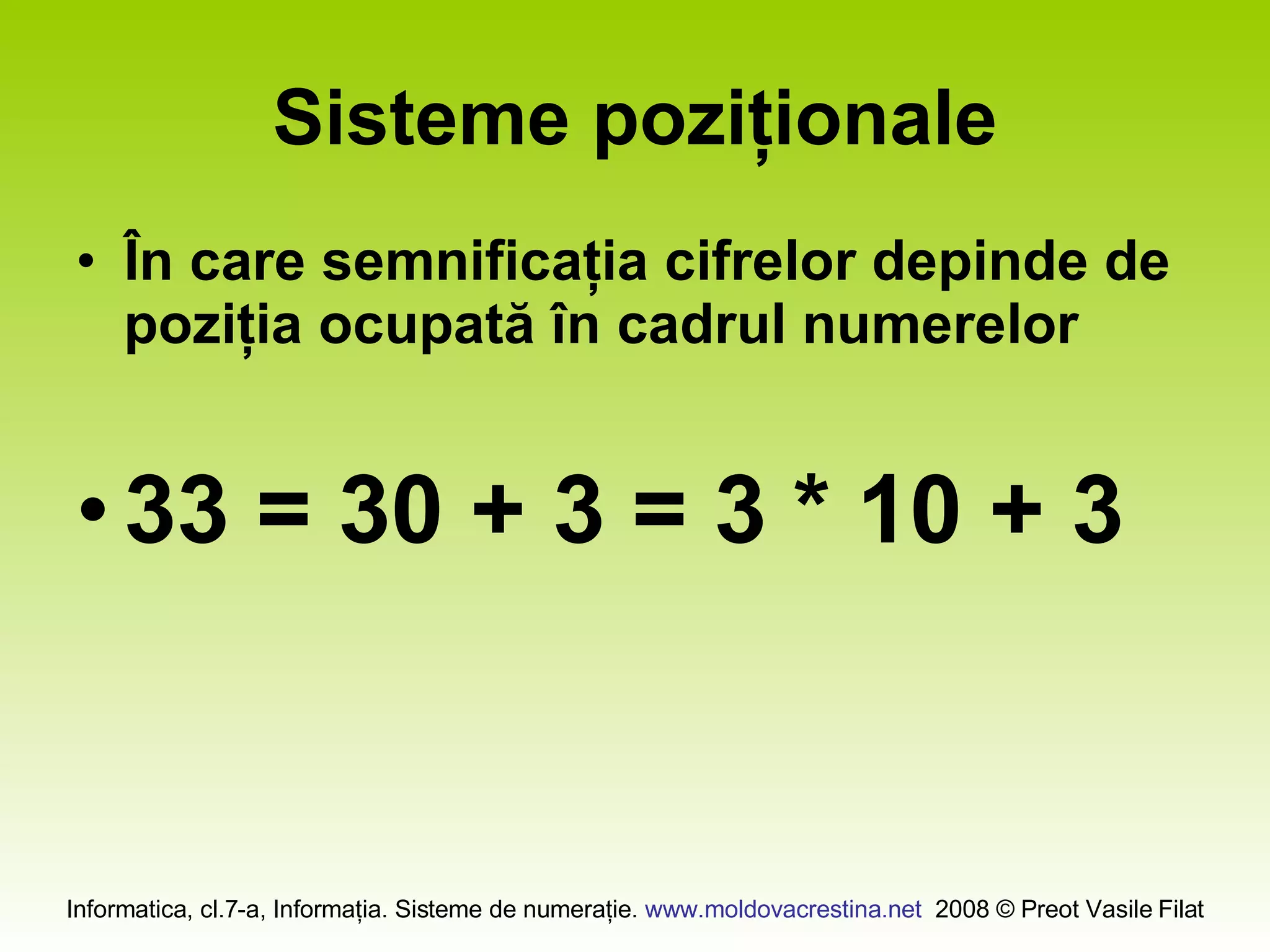 1 2 Sisteme De Numeratie | PPT