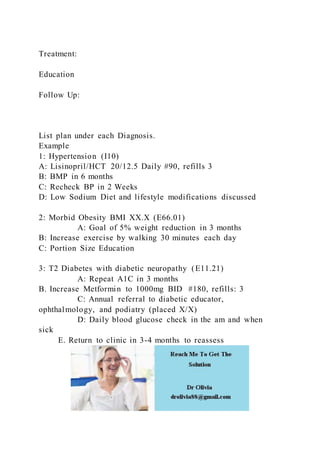 12SOAP Note Patient with UTIUnited State | DOCX