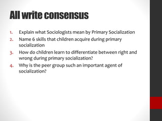 1208 Theory of Socialization. | PPT