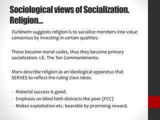 1209 Socialization Theories | PPT