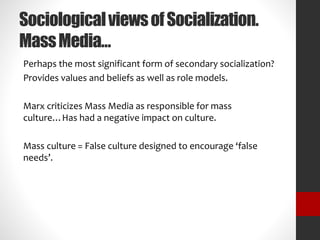 1209 Socialization Theories | PPT
