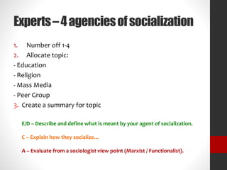 1209 Socialization Theories | PPT