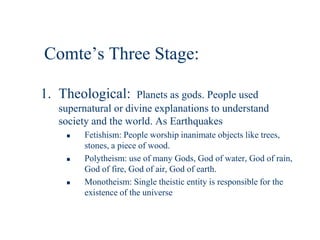 Sociology and Theories | PPT