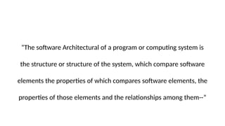 12_Software Design in software engineering | PPTX