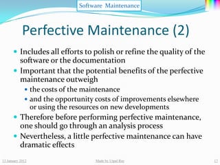 12 software maintenance | PPTX