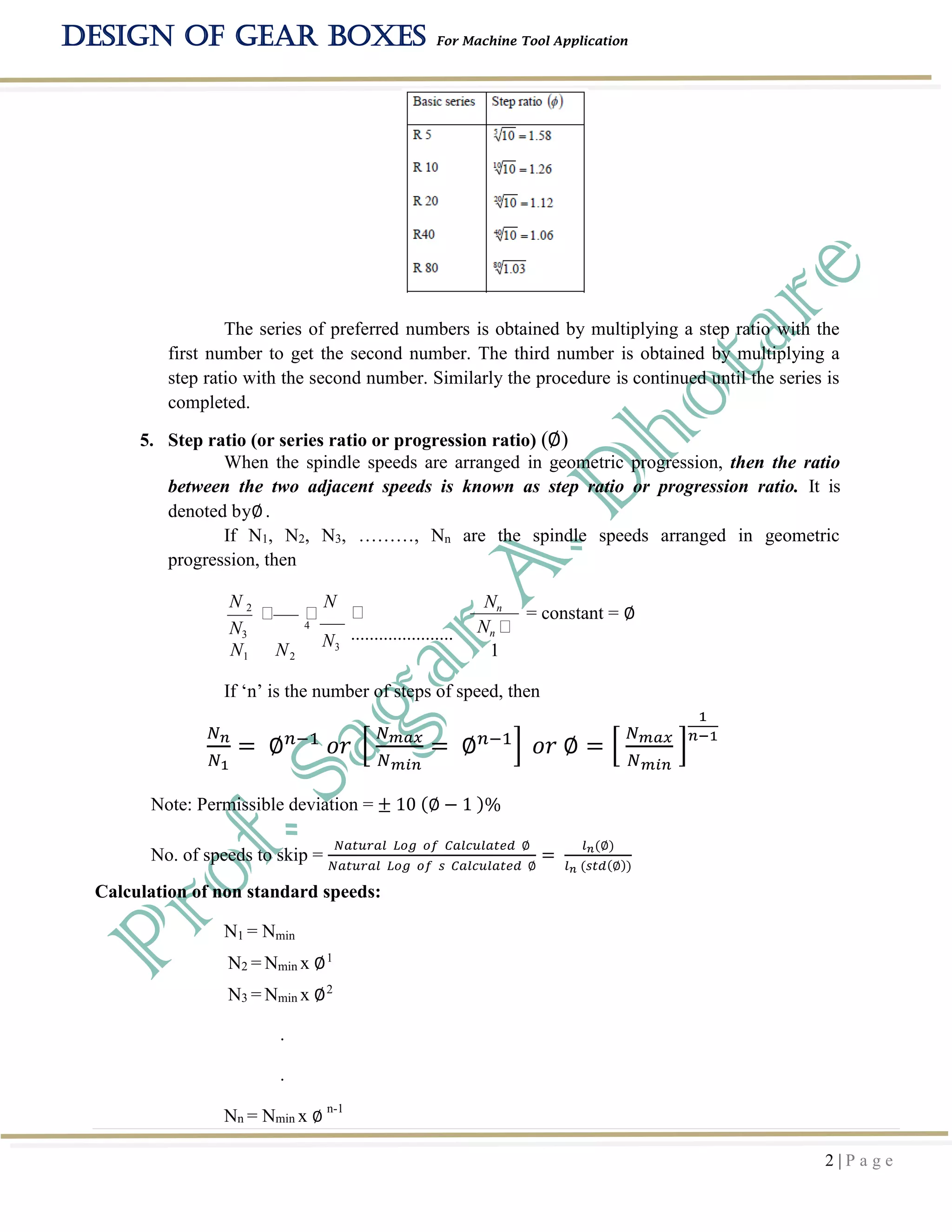 12 Speed Gear Box Theory Notes by Prof. Sagar Dhotare | PDF