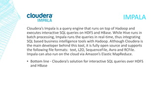 12 SQL On-Hadoop Tools | PPT