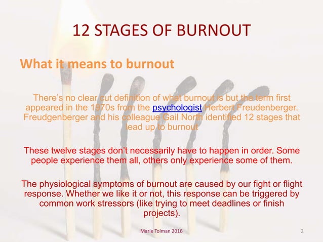 12 stages of burnout | PPT | Free Download