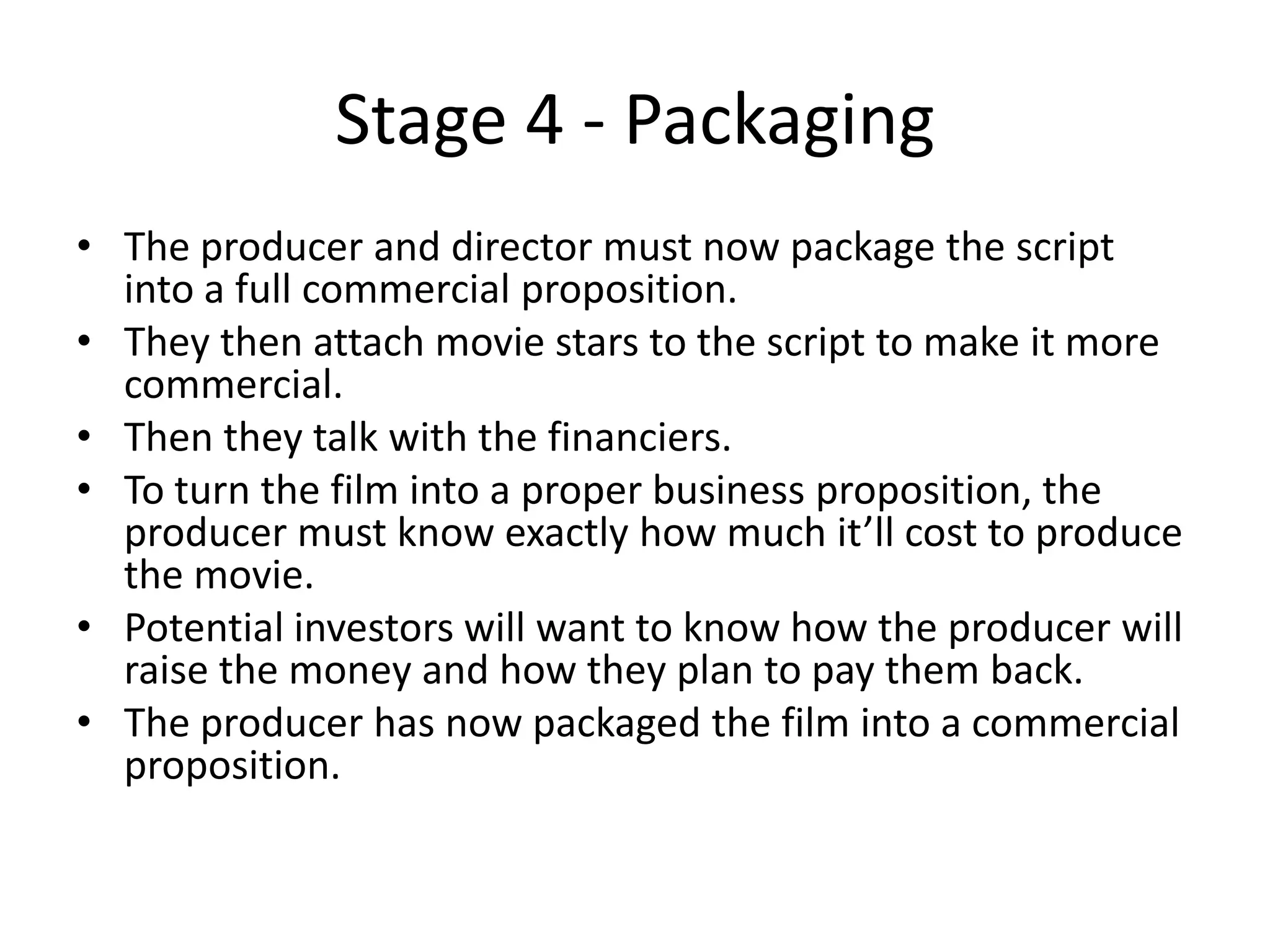 12 stages of film making | PPTX