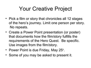 12 stages of the hero s journey | PPT