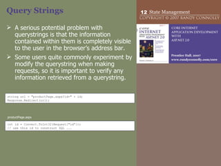 ASP.NET 12 - State Management | PPT