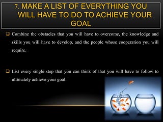 12 Step Goal-Setting Process-Brian Tracy | PPTX