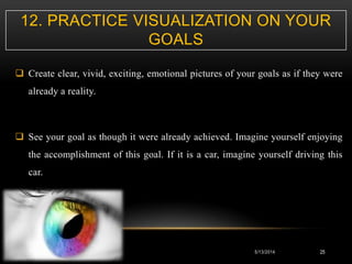 12 Step Goal-Setting Process-Brian Tracy | PPTX
