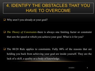 12 Step Goal-Setting Process-Brian Tracy | PPTX