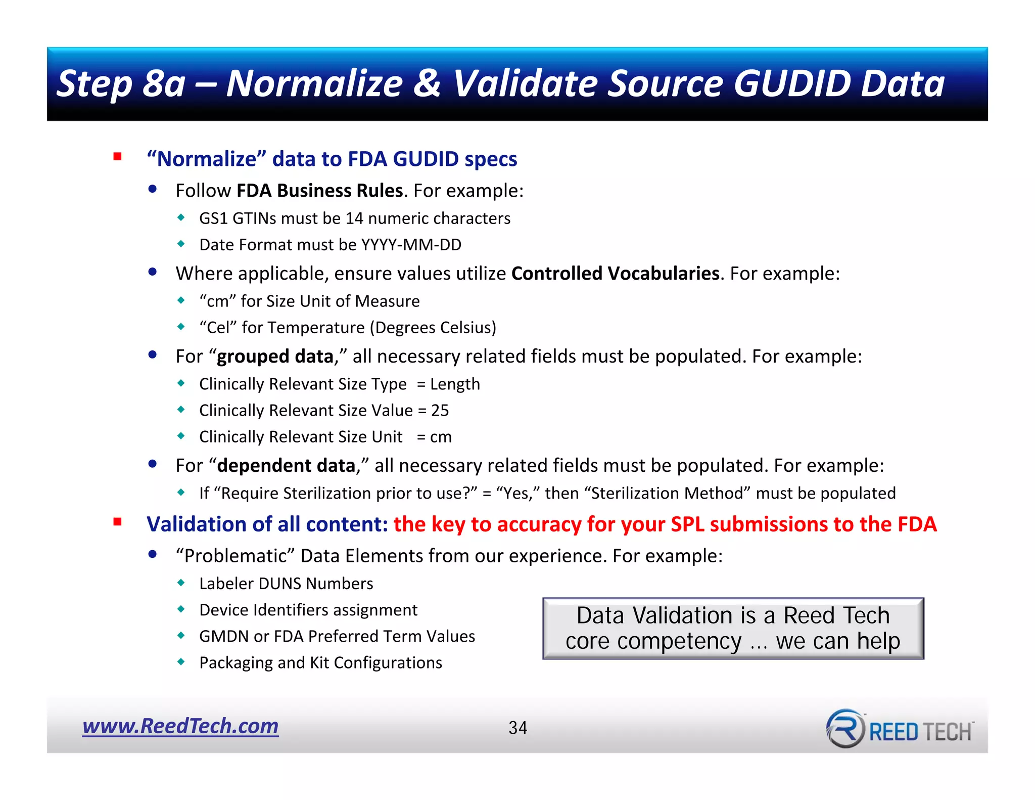 12 Steps for Medical Device UDI Submissions to the FDA GUDID | PDF