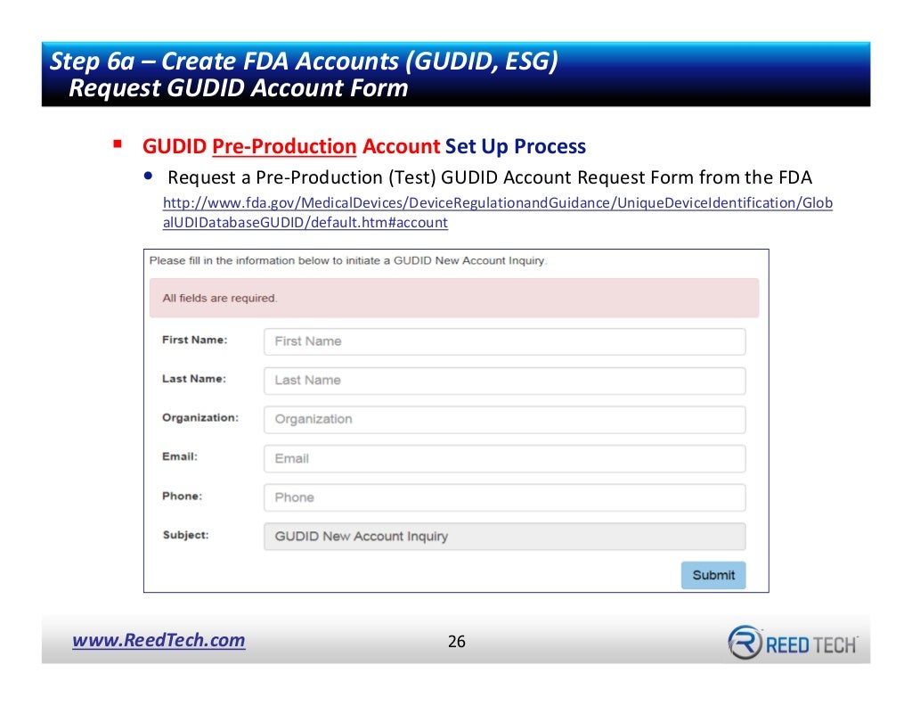 12 Steps for Medical Device UDI Submissions to the FDA GUDID