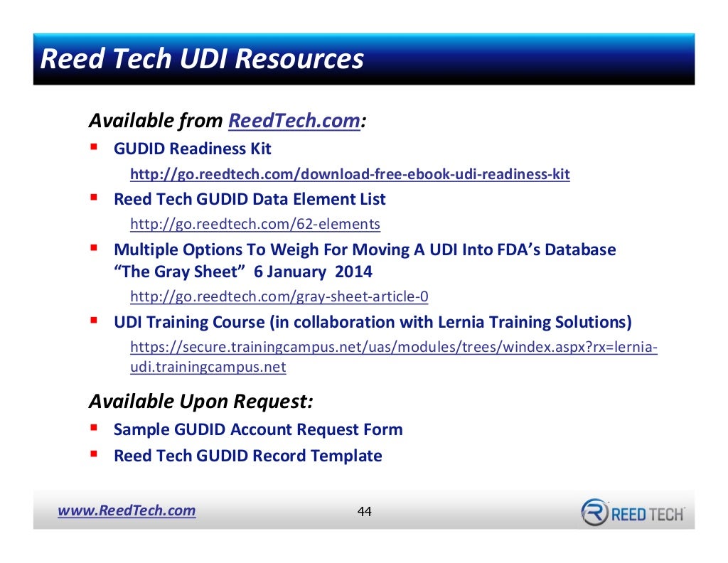 12 Steps for Medical Device UDI Submissions to the FDA GUDID