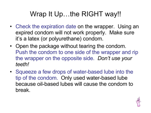 12 Steps To Condom Use | PPT | Birth Control | Reproductive Health