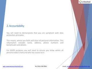 12 steps to gdpr compliance unleashed | PPTX