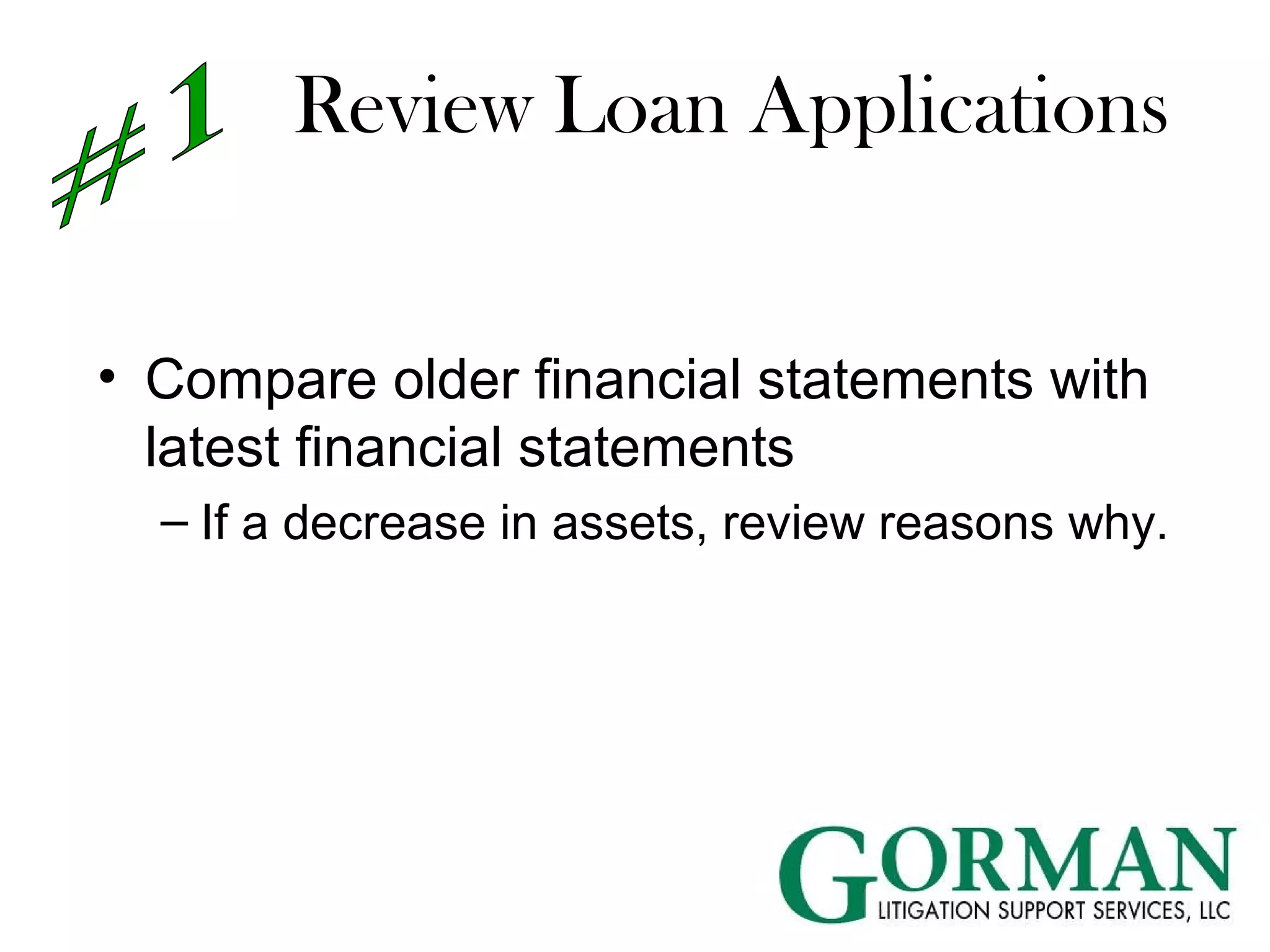 12 Steps to Locating Hidden Assets | PPT