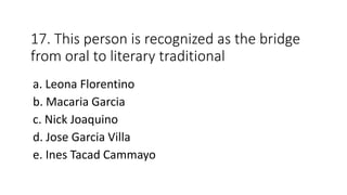 21st Century Week 1 quiz sample Lesson 1 and 2.pptx